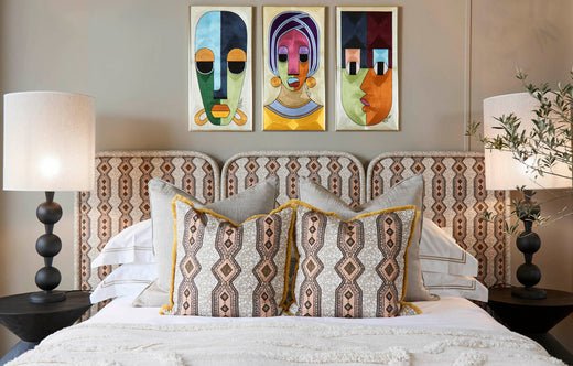 Warm Elegance: Mocha Mousse in a Luxury African Bedroom | Eva Sonaike
